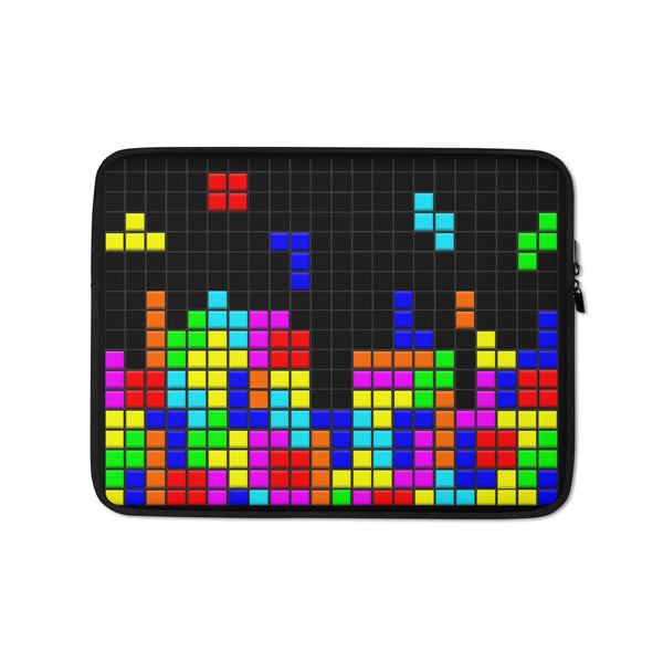 Tetris Pattern Laptop Sleeve - Josh Bach Limited
