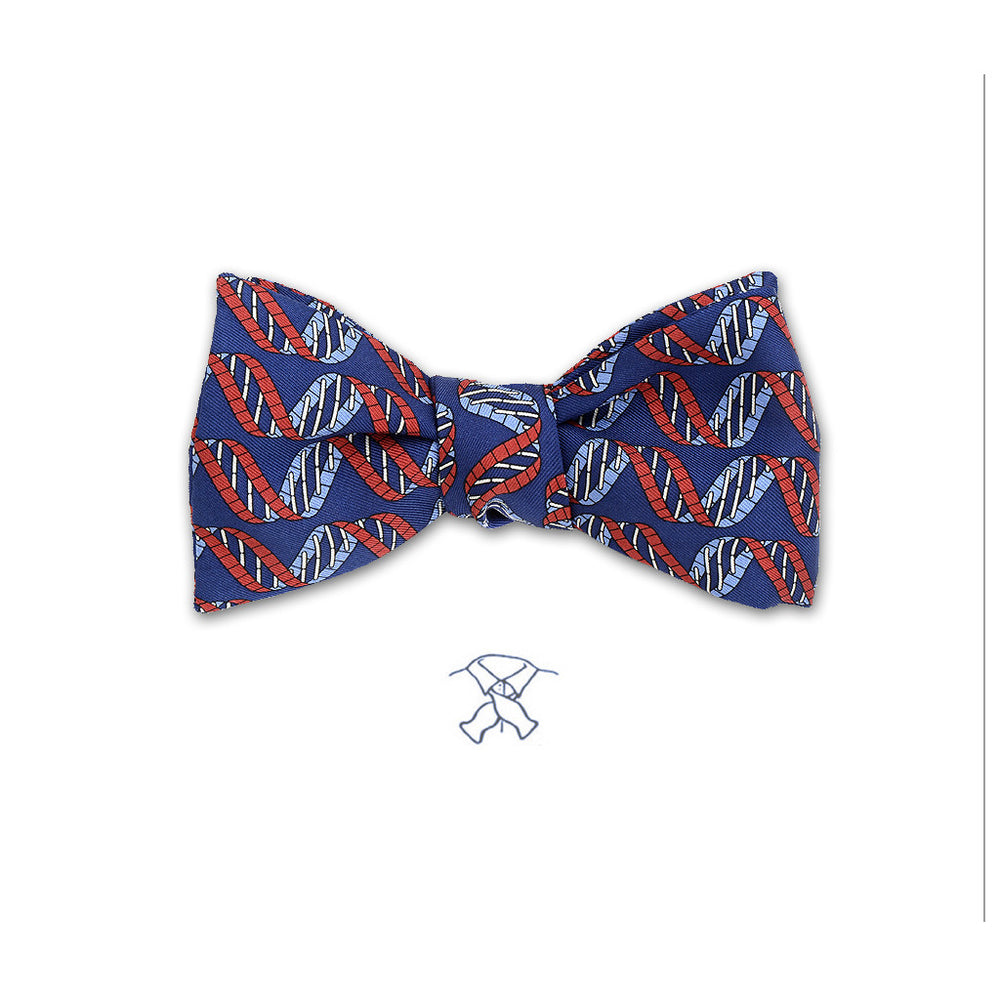 DNA Strand Bow Tie by Josh Bach - Josh Bach Limited